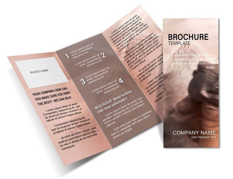 Learn to draw Brochure template