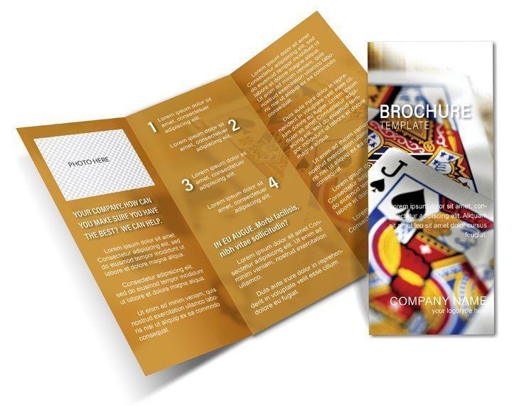 Play Card Games Brochure Template