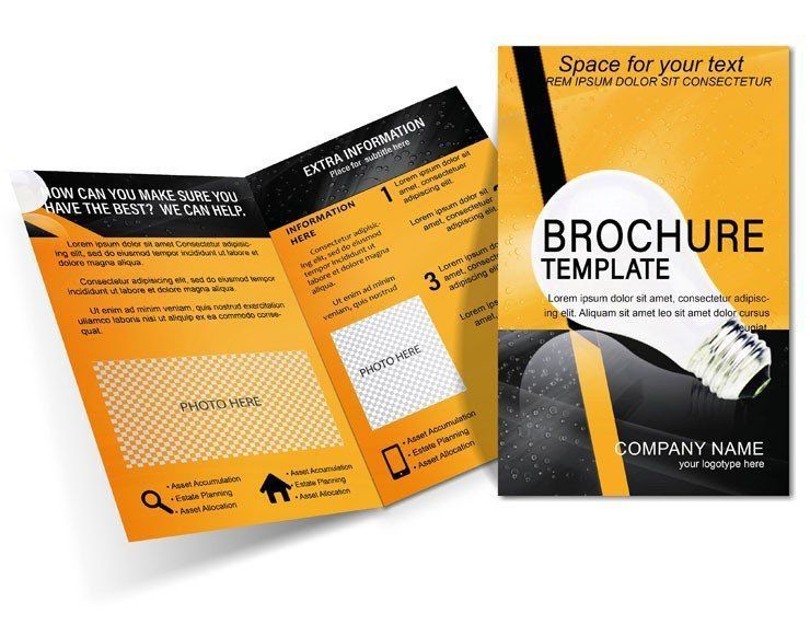 Lightbulb Brochure Template: Illuminate Your Product Line