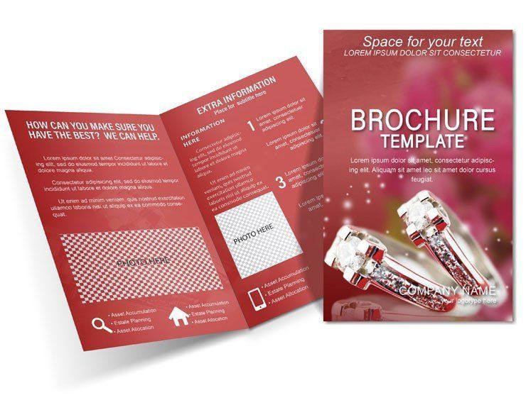 Wedding Rings Brochure template