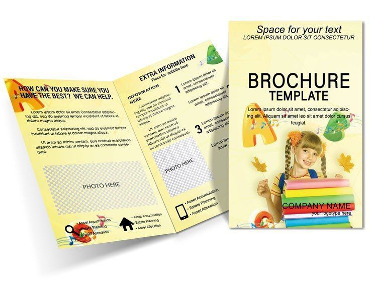 Education Lesson Plans Brochure Template
