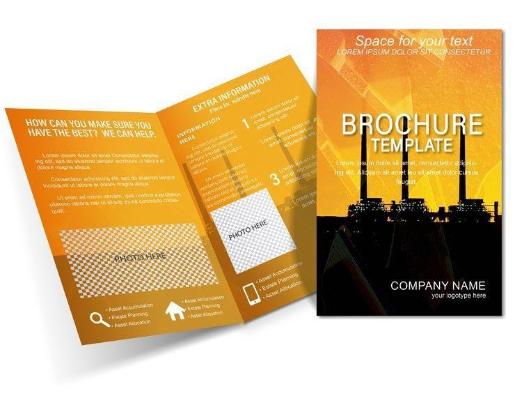 Factory Brochure Template: Industrial Strength Design
