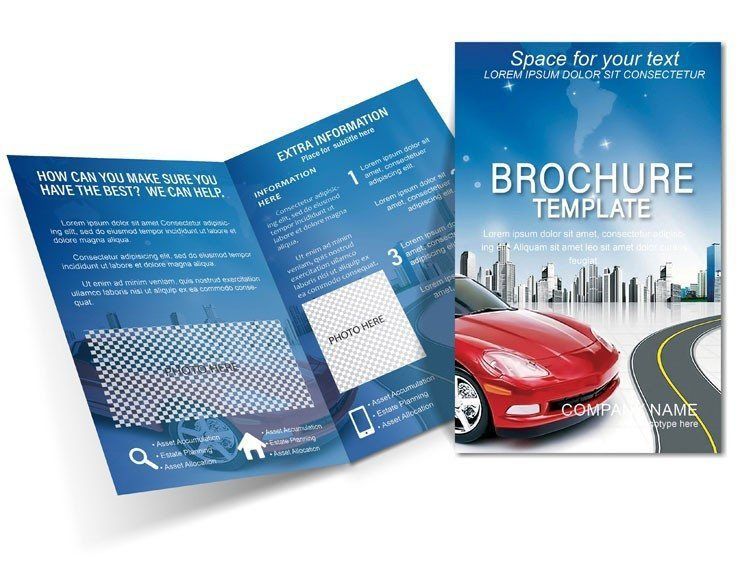 Car and City Brochure Template: Urban Drive Design