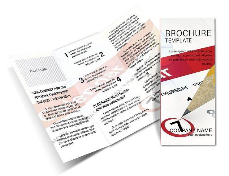 Calendar Brochure Template: Year-Round Marketing
