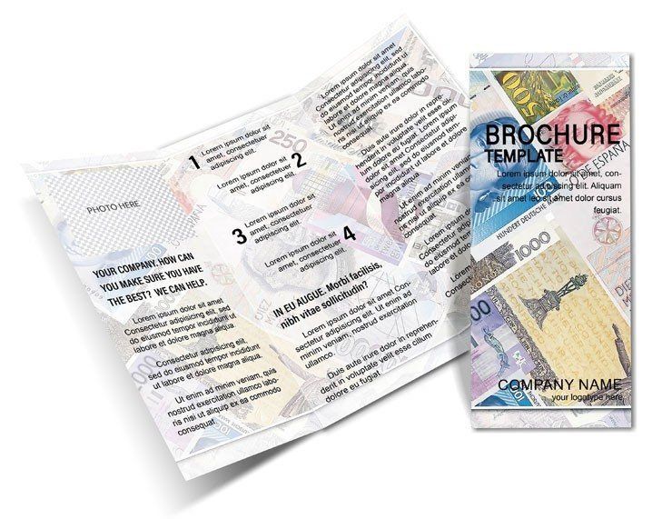 Money World Brochure templates