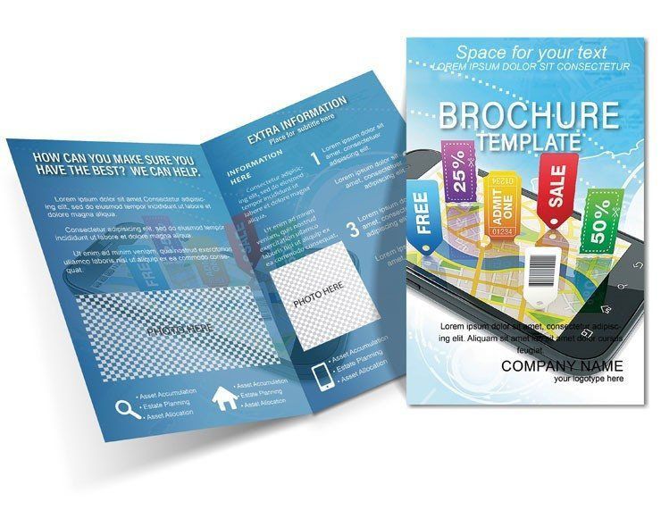 Online Discount Shopping Brochures templates