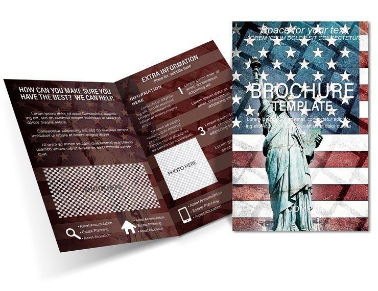 Independence Day Brochure Template USA