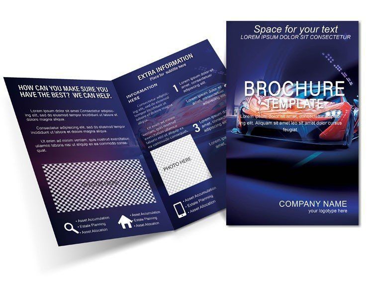 Modern Test Drive Car Brochure Template Design