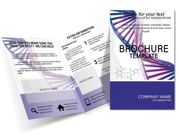 DNA Genes Chromosomes Educational Brochure