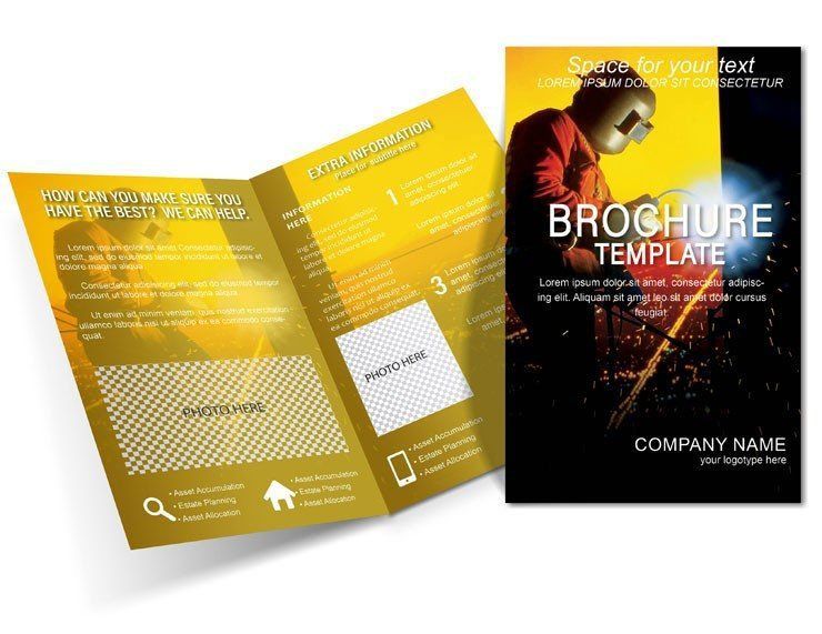 High-Rise Welding Brochure | Tri-Fold Industry Template