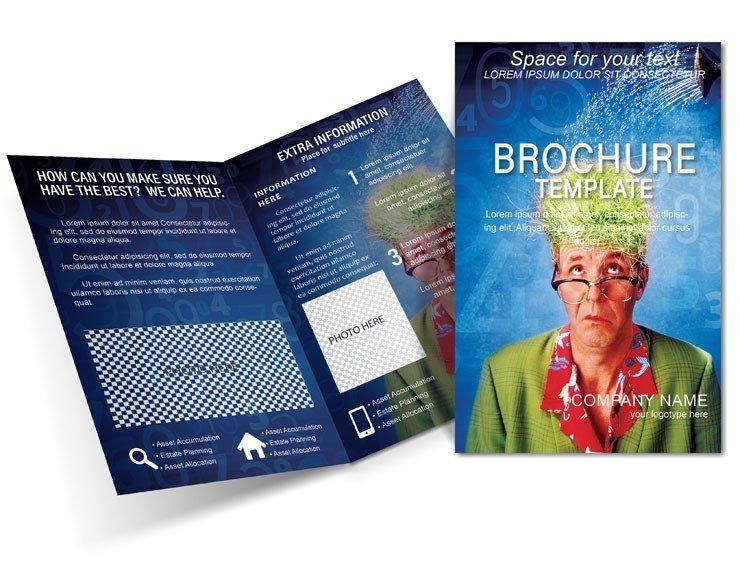 Enhance Memory Brochure: background and design template