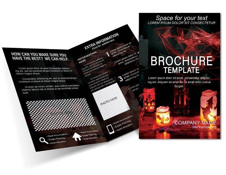 Halloween Holiday Brochure Template