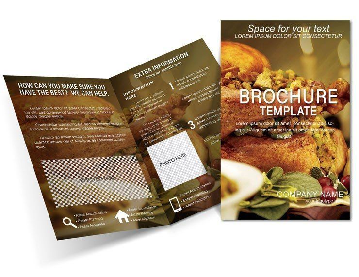 Thanksgiving Turkey Brochure templates