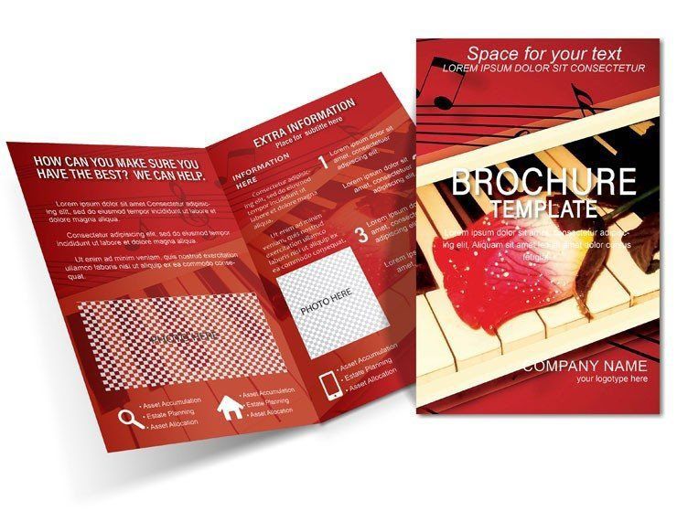 Music Lesson Brochure template