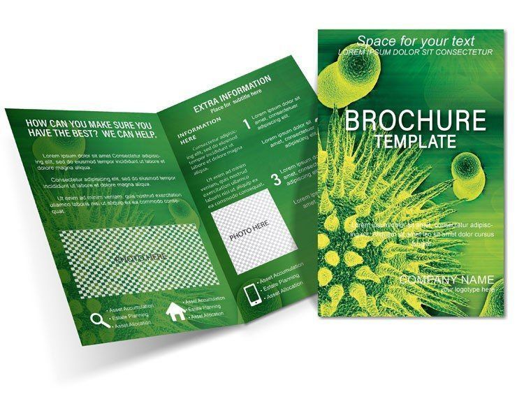 Microbiology Diagnostics Brochure Template - Pharma Ready