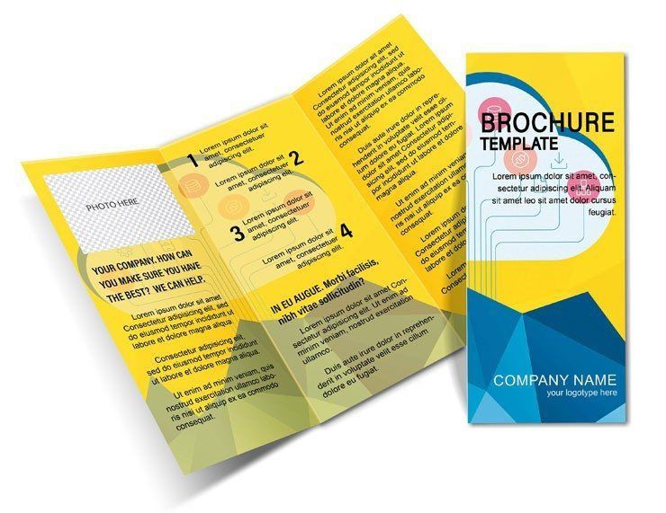 Cloud Internet Brochure Template - E-Commerce Essentials