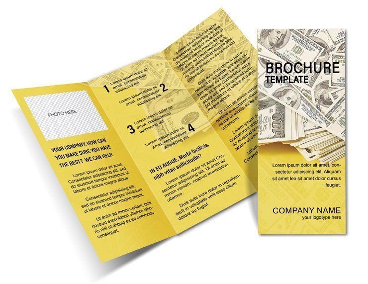 Money Bank Brochures templates