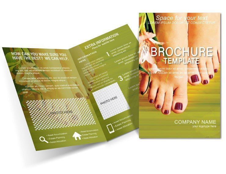 Foot Treatment Brochure Template