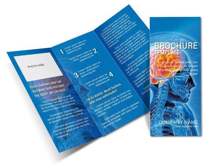 Human brain Brochures templates