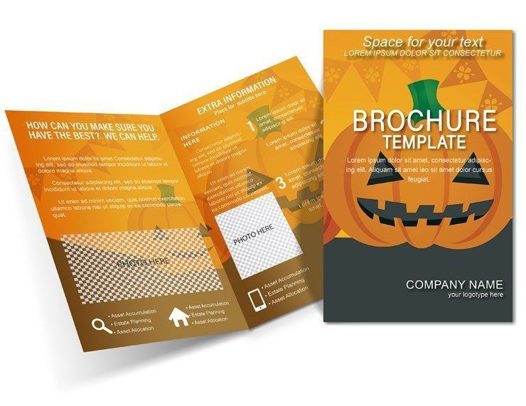 Halloween Costumes Brochure template