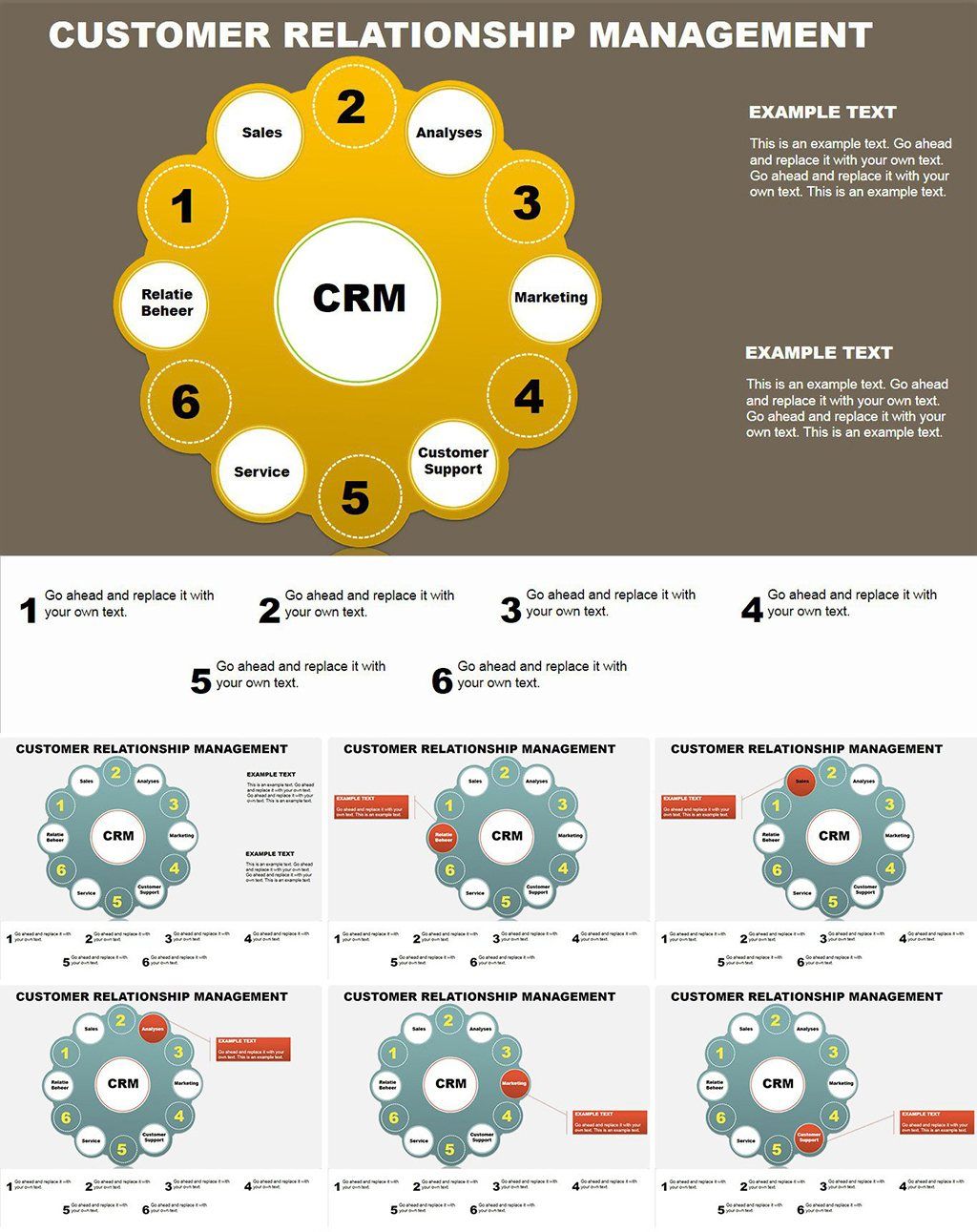 Customer Relationship Management Keynote charts
