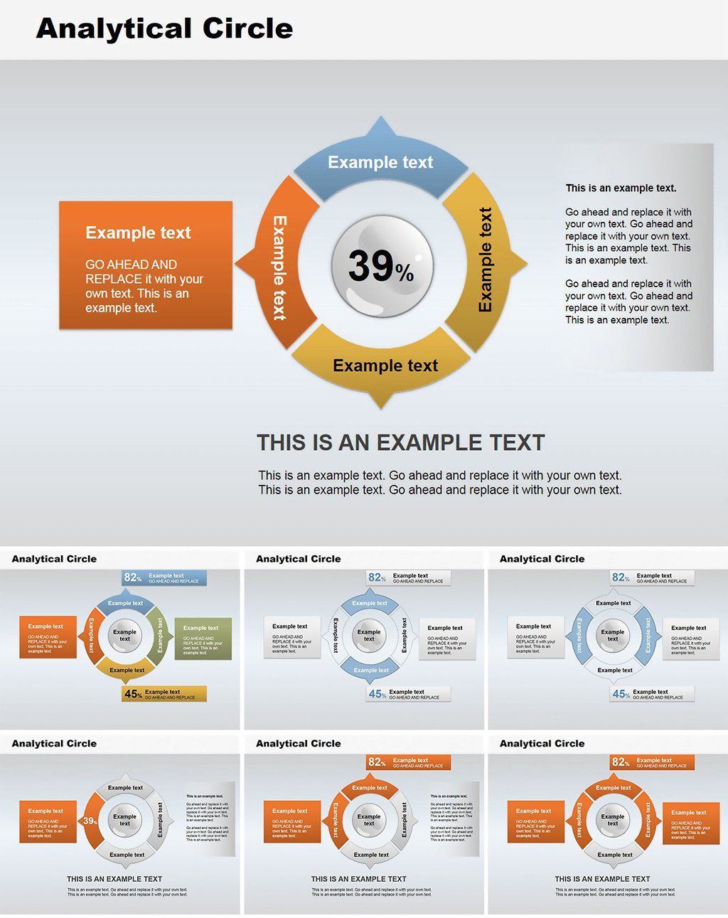 Analytic Circle Keynote Charts - Download Template