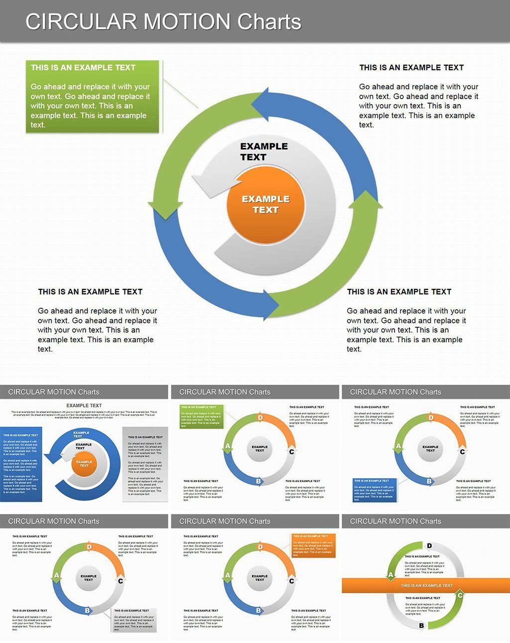 Dynamic Circular Motion Keynote Charts: 28 Slides