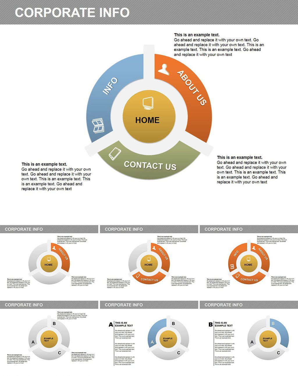 Corporate Info Keynote charts