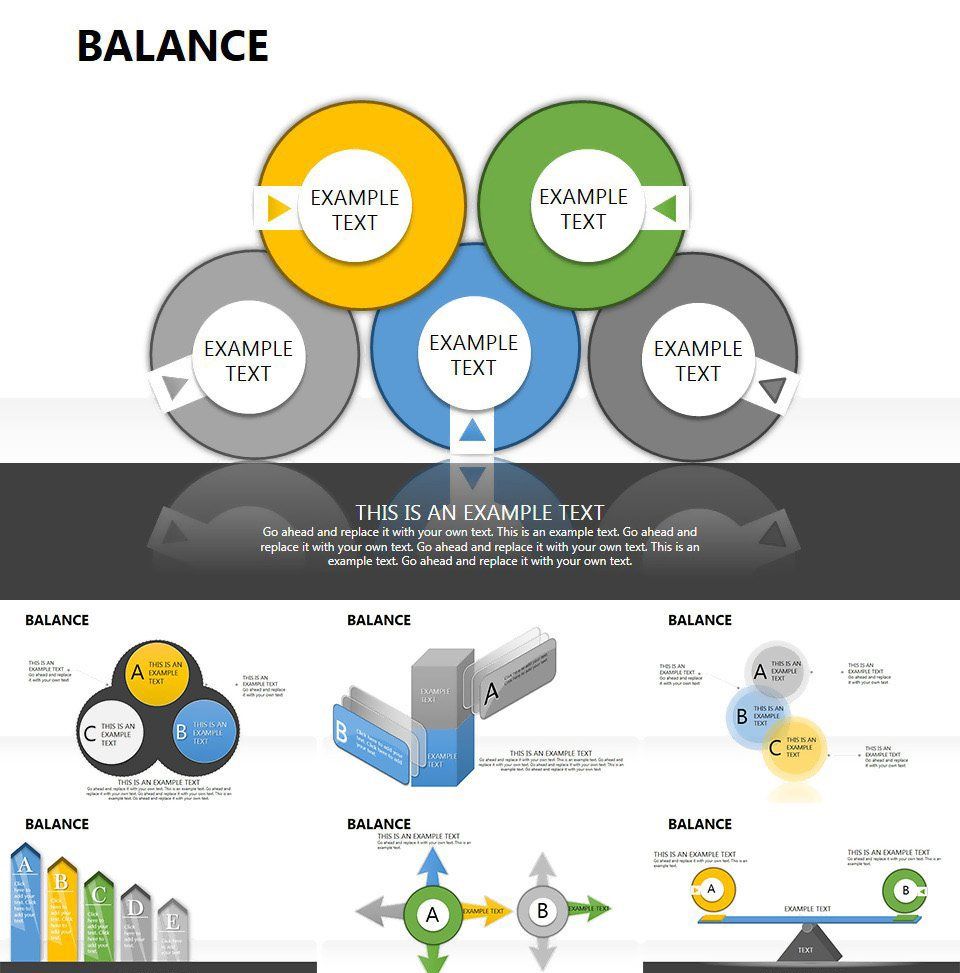Balance Keynote charts Templates Presentation | ImagineLayout.com