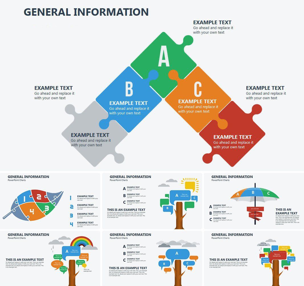 General Information Keynote chart template