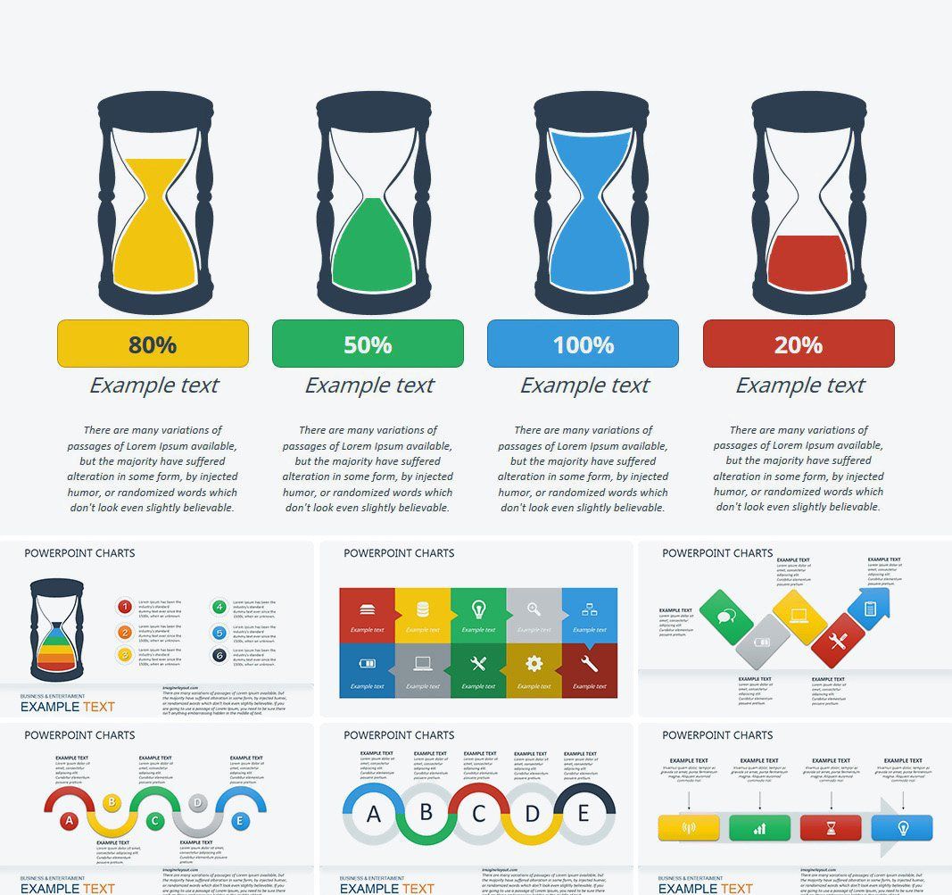 Hourglass Keynote Charts for Presentation