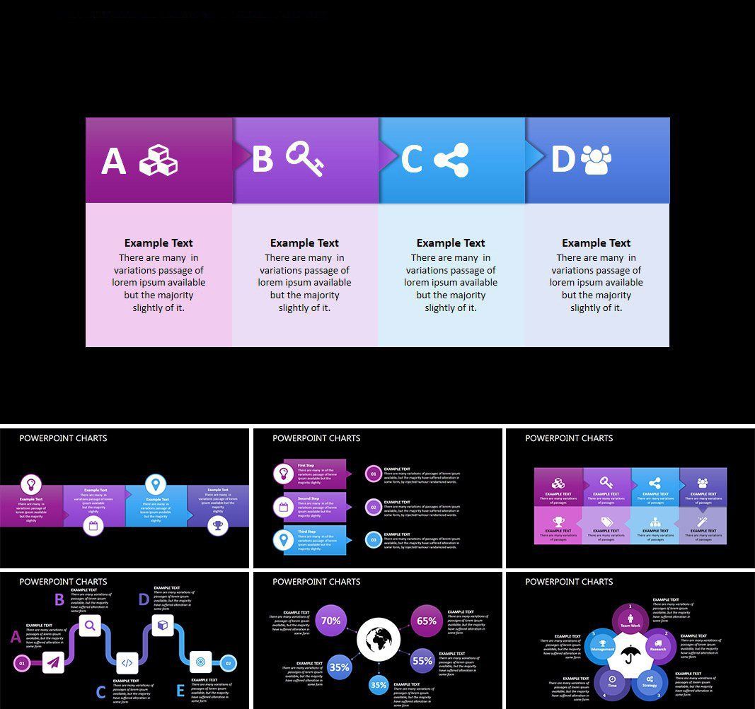 Long Term Plan Dark Keynote charts