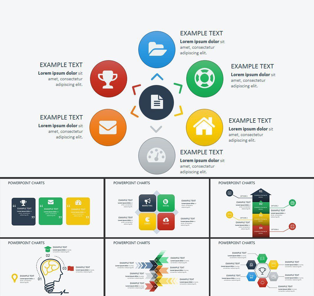 Market Analysis Keynote Charts Template