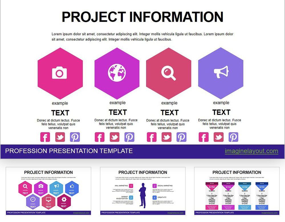 Project Keynote Charts - Download Template Presentation