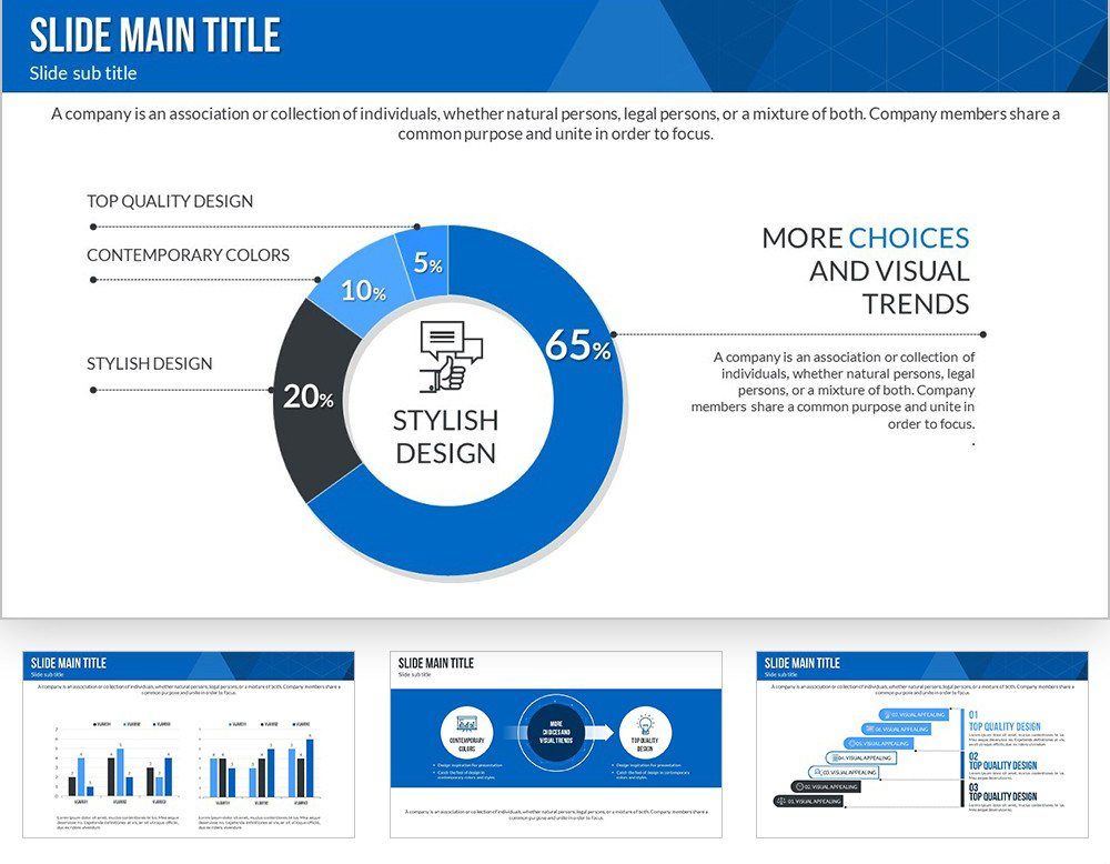 Infographic Research and Innovation Keynote charts for presentation