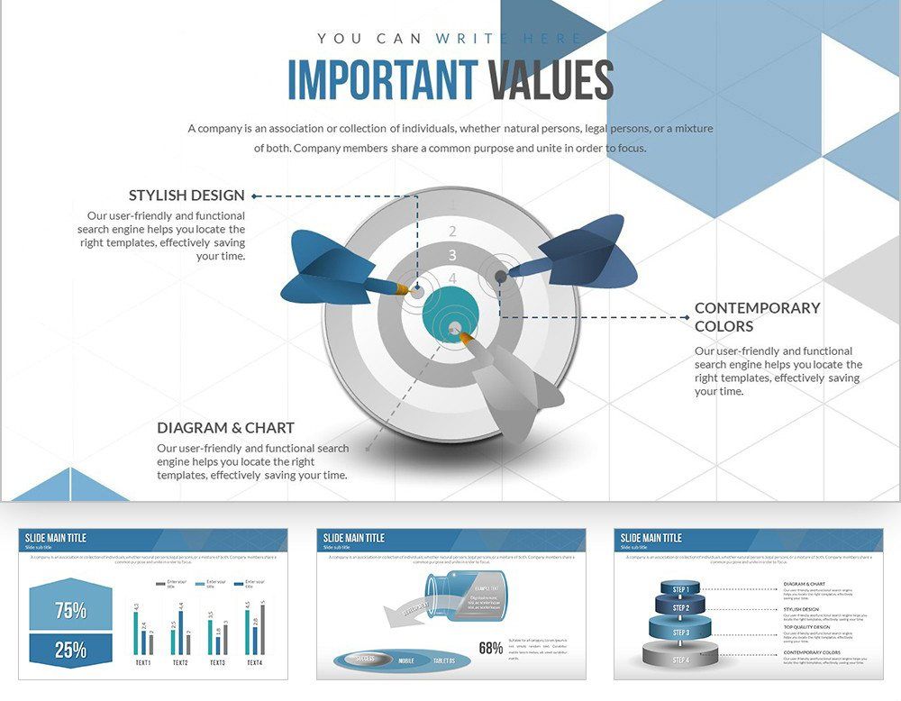 Master Data Management Keynote chart template