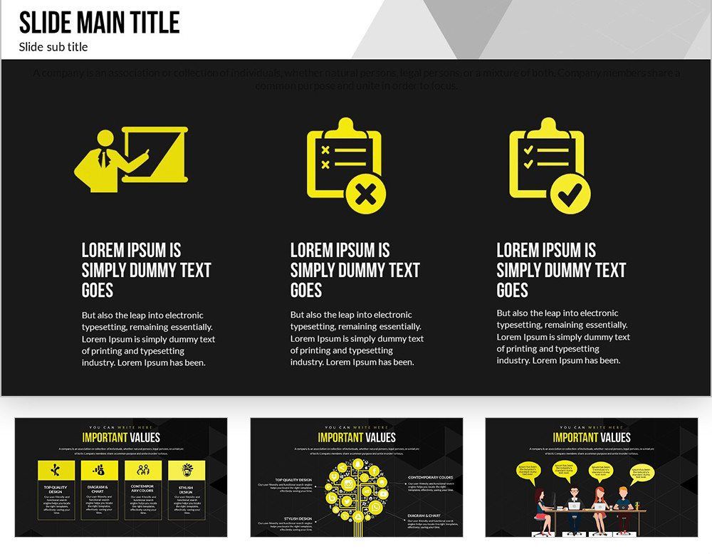 Data Analysis Graphs Keynote Charts Template - Presentation