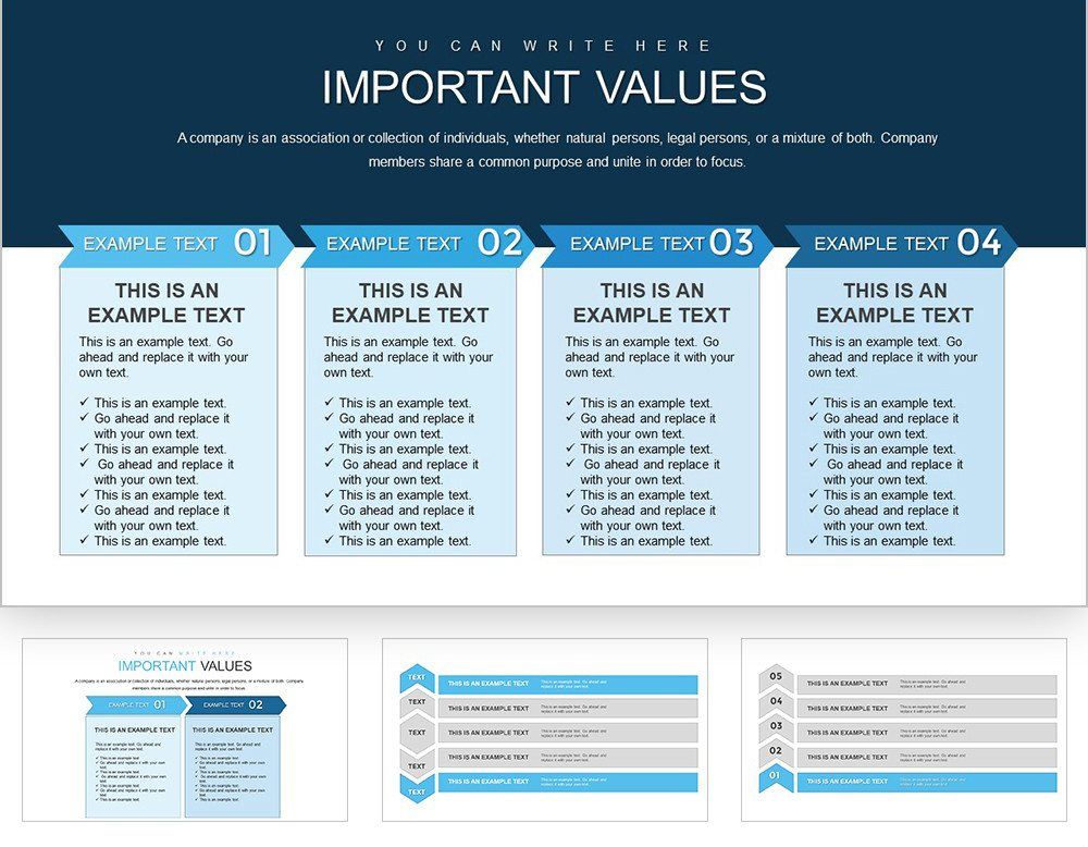 Essential Elements Keynote Charts Template - Download