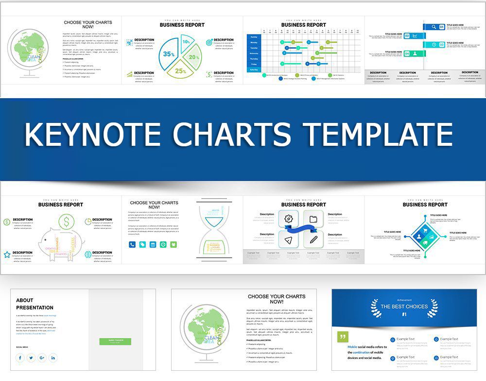 Business Analysis Keynote Charts Template