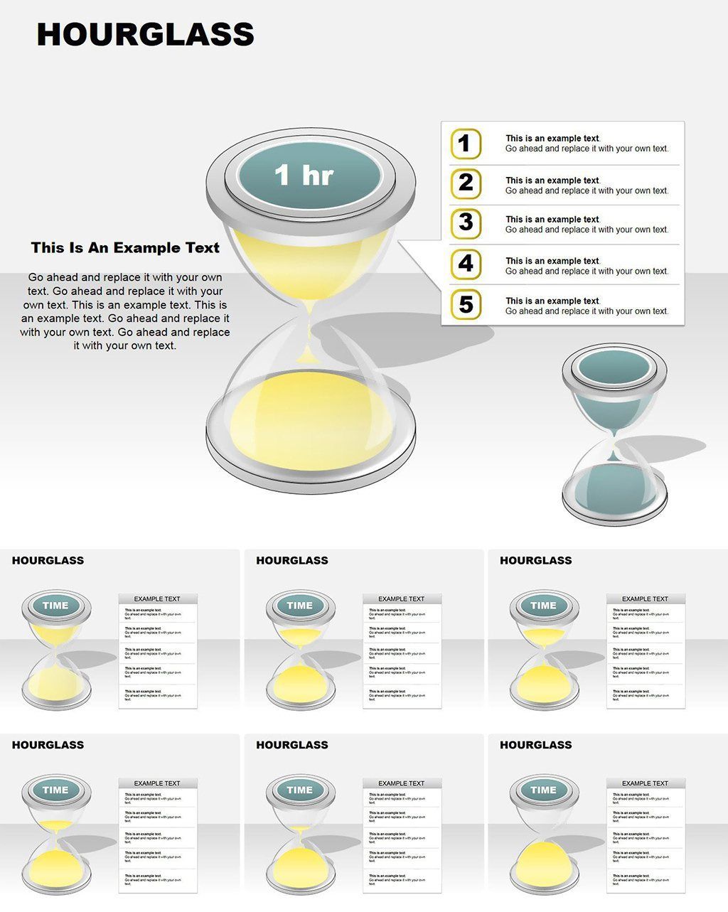3D Hourglass Keynote: Time Process Visuals
