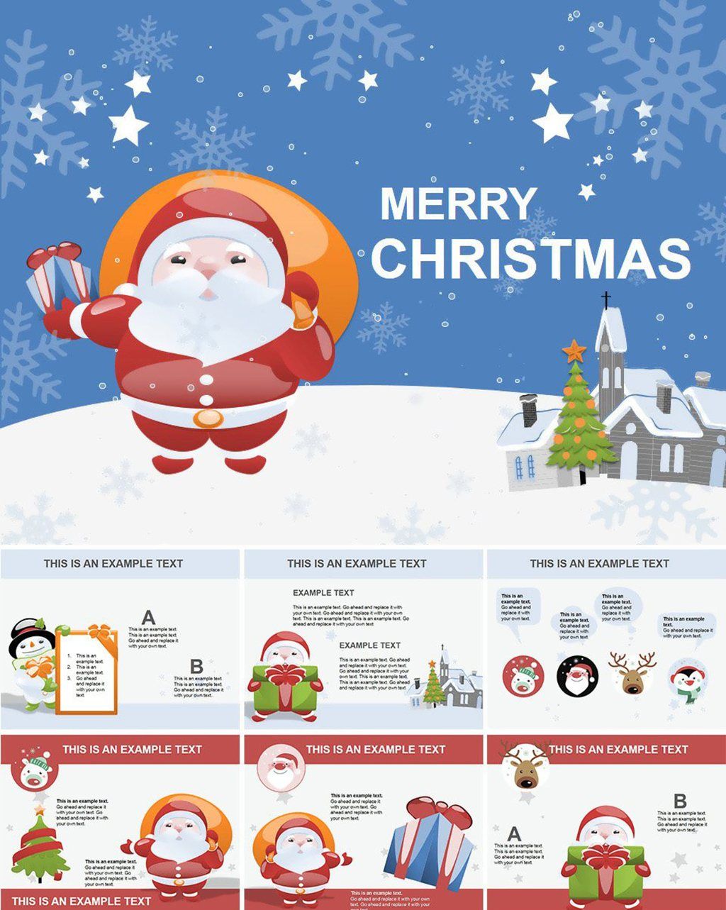 Merry Christmas Keynote diagrams