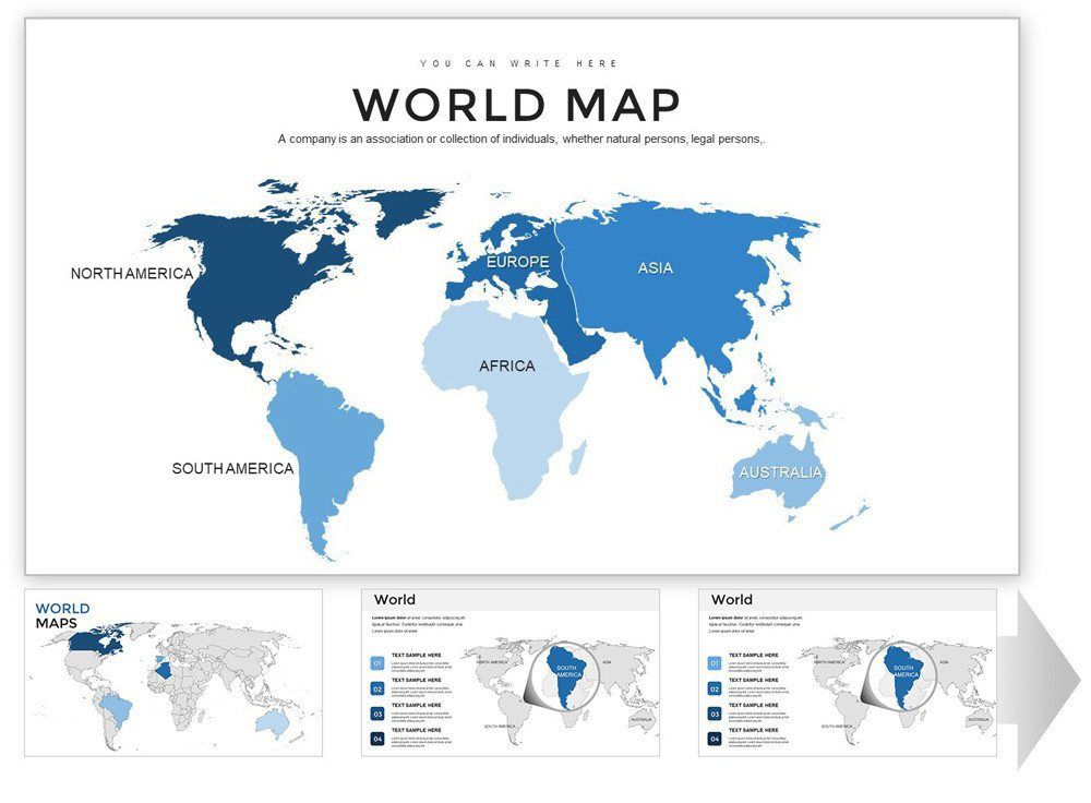 Maps of World Keynote Presentation | Download High-Quality Templates