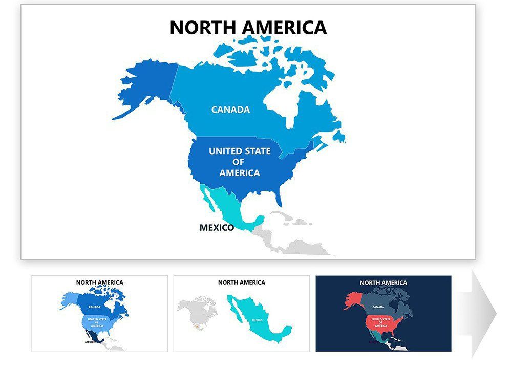Complete North America Keynote Maps