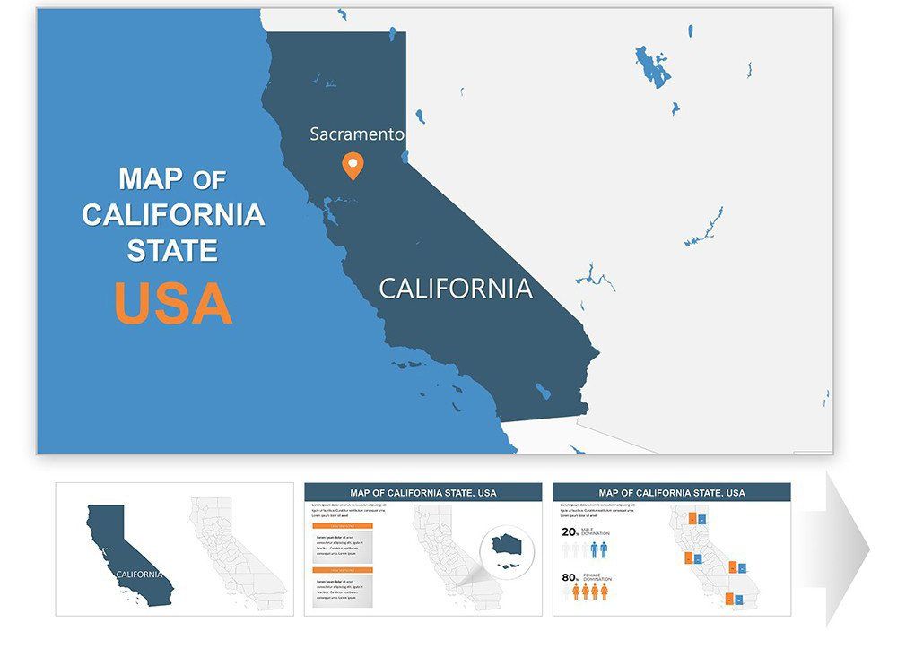 California Counties Keynote Maps Template