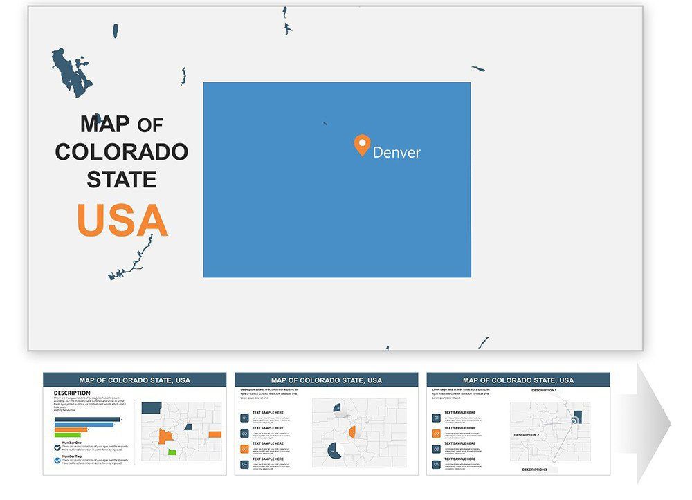 Colorado Counties Keynote Maps | Download Presentation Templates