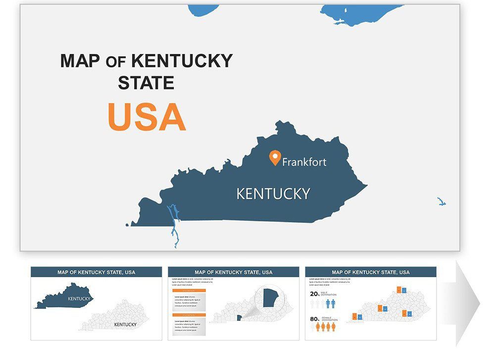 Keynote Map of Kentucky Counties