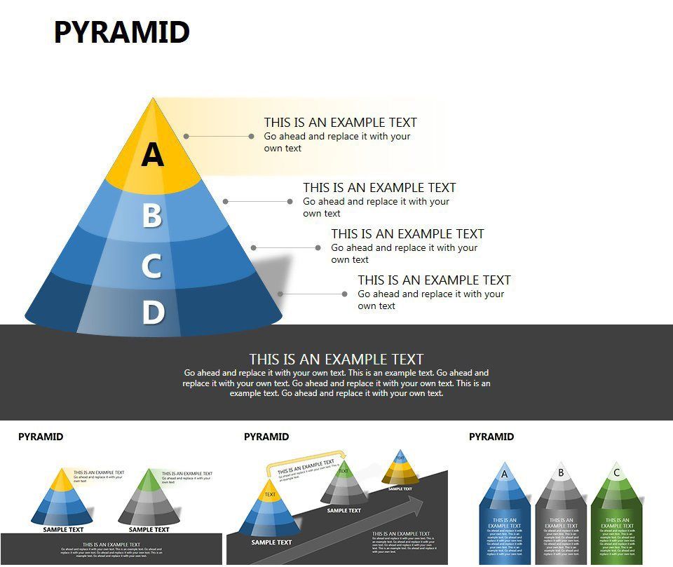 Pyramid Keynote shapes for presentation | ImagineLayout.com