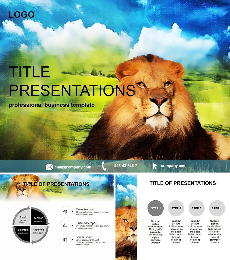 Lion Keynote template Presentation