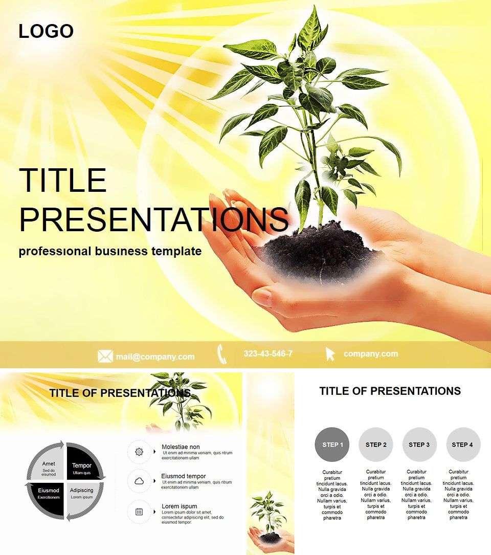 Rare Plants Keynote Template