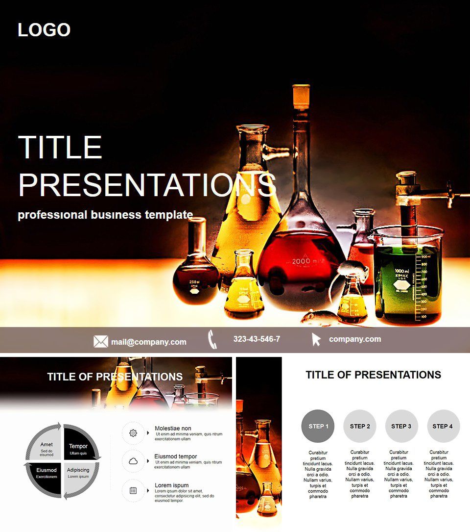 Chemistry Laboratory Keynote Template for Presentation